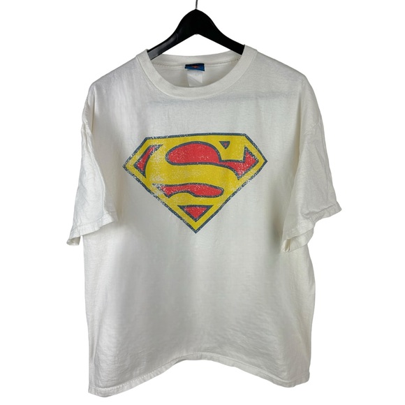 DC Comics | Shirts | Vintage Y2k Superman Dc Comics Hero Movie Graphic ...